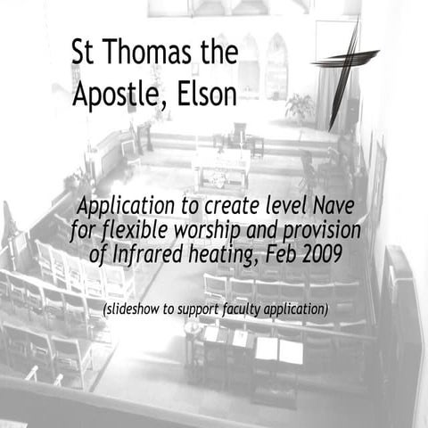 St Thomas The Apostle, Elson Faculty Application | PPT
