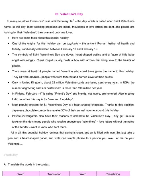 Valentine's Day | PPT