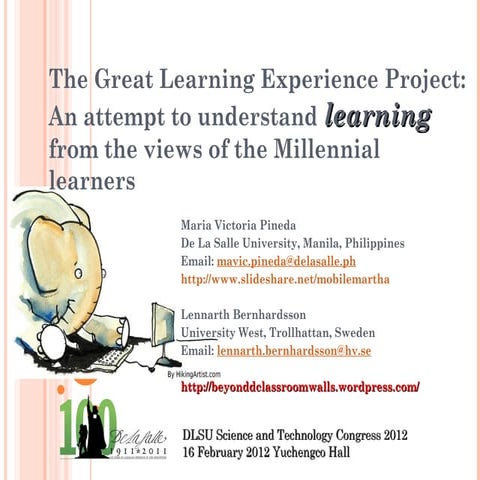 The great learning experience project | PPT