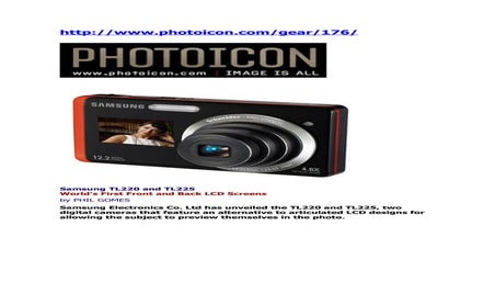 Samsung Digital Camera Dual Screen