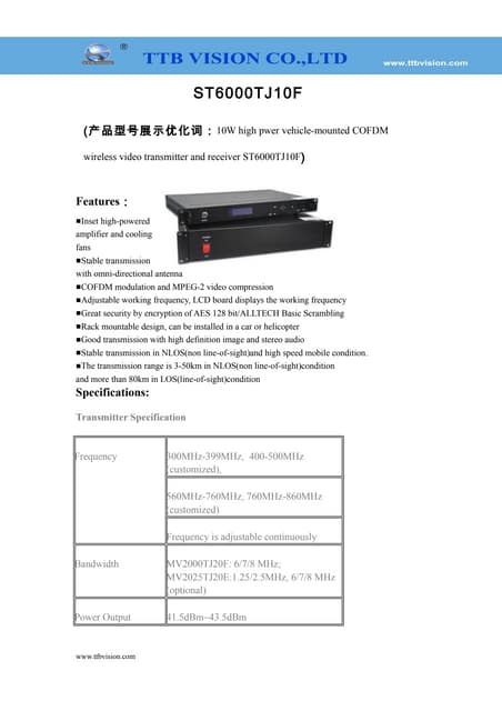 Samsung Techwin SCV-3080 Data Sheet | PDF