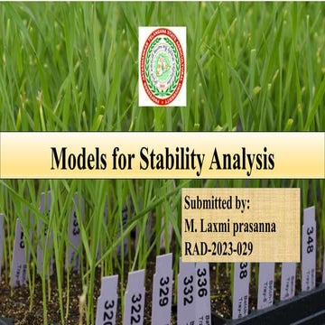 Models for Stability Analysis (AMMI andBiplots).pptx