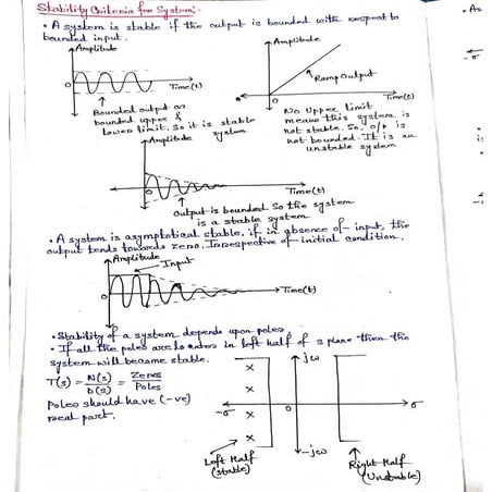 Stability Analysis-Self Notes useful; in gate barc isro | PDF