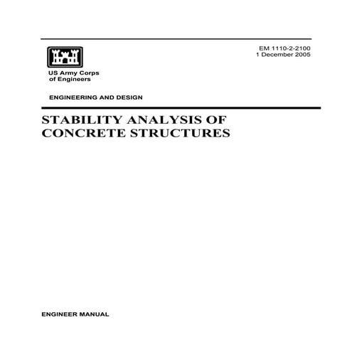 Stability analysis of concrete structures | PDF