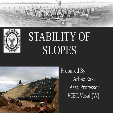 Stability of Slopes | PDF