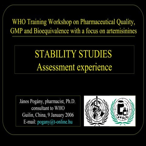 Stability studies | PPT