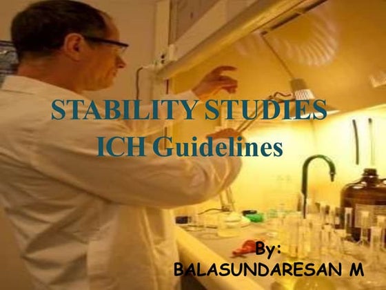Ich guideline for stability testing | PPTX | Substance Abuse | Diseases ...