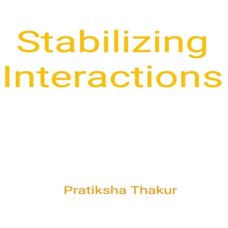 Stabilizing Interactions | PDF