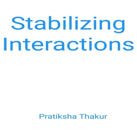 Stabilizing Interactions | PDF