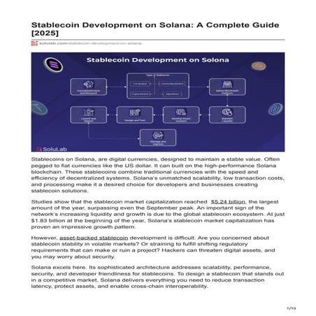 Stablecoin Development on Solana A Complete Guide 2025.pdf