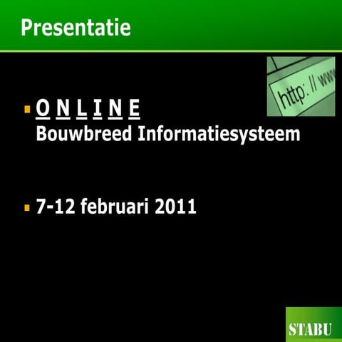 Stabu bb2011 | PPT