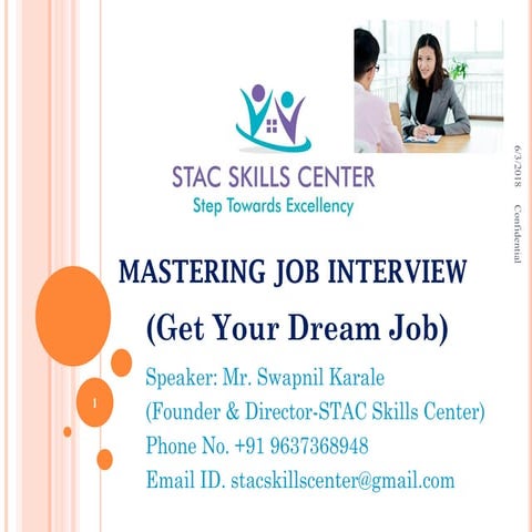 STAC PPT for Job Interview Skills | PDF