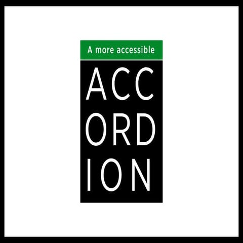 Show & tell - A more accessible accordion | PDF