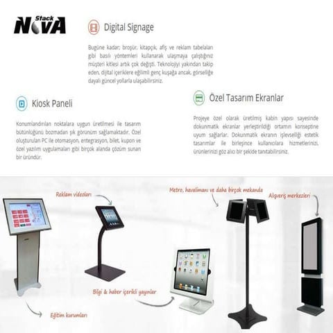 StackNova Kiosk Projeleri | PPTX