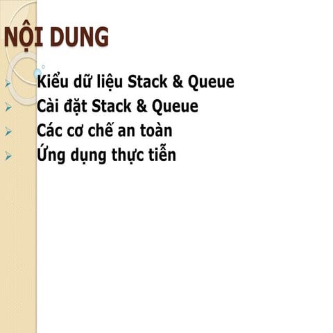 Stack & queue | PPT