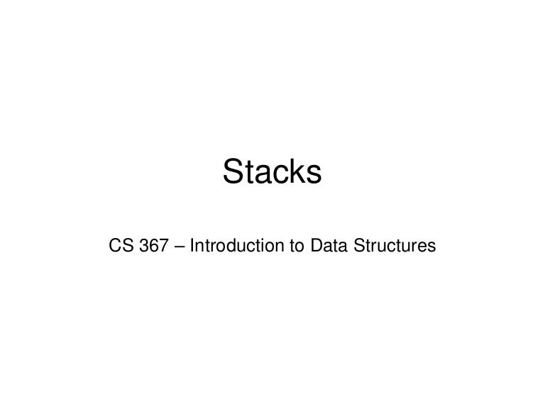 Stacks