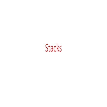 stacks presentation for the data structurs | PPTX