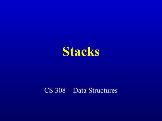 Stack In Data Structure Ppt 9446