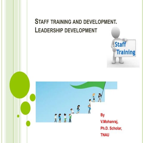 Staff training and leadership development | PPTX