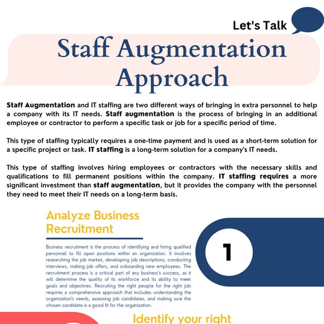 Staff Augmentation Outlooks | PDF