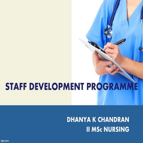 Staff developmenmt programme | PPT