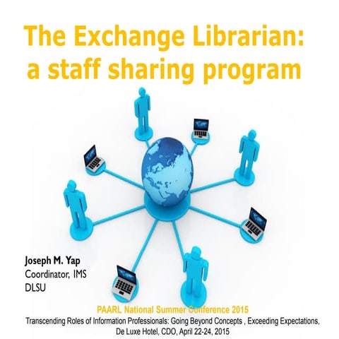 THE “EXCHANGE LIBRARIAN” : A STAFF SHARING PROGRAM | PDF