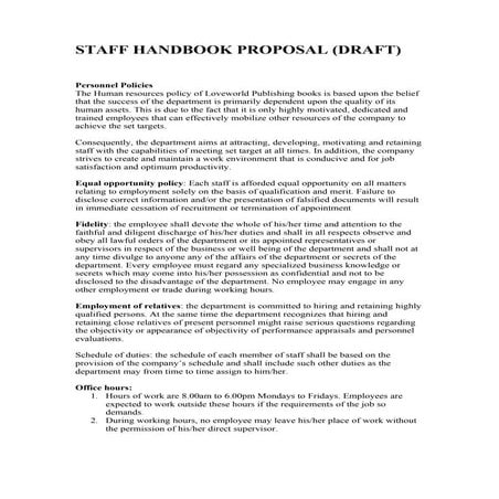 Office Etiquette Food and Drink Policy Letter for Employees | PDF