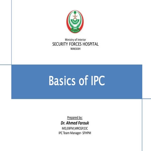 Basics of the IPC practices | PPTX