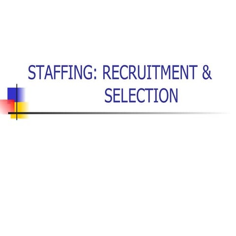 Staffing | PPT