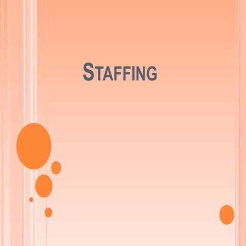 Staffing | PPTX