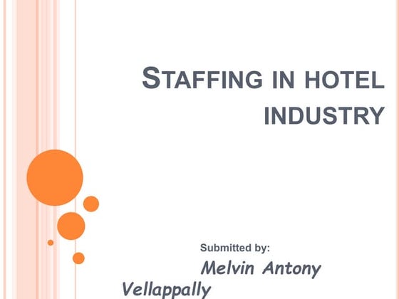 HOSPITALITY OPERATIONAL MANAGEMENT | PPT
