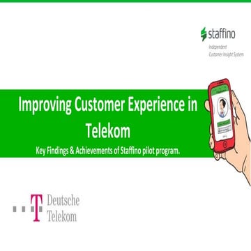 Improving customer experience - CX in the Telecom sector. | PPTX