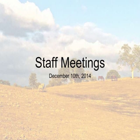 Staff meetingpp 12:10:2014 | PPTX