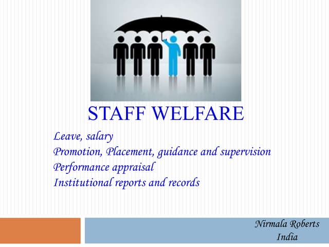 Employee welfare | PPT