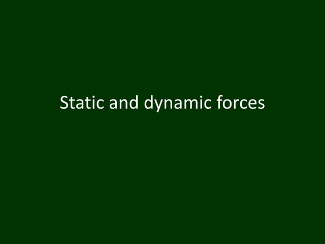 Structural Dynamics | PPTX