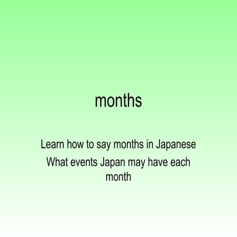 Stage 1 a months | PPT