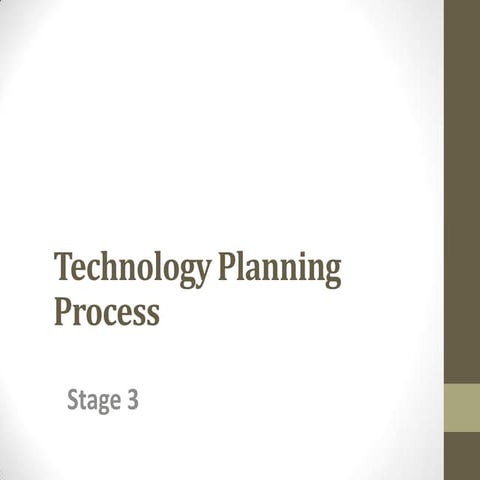Technology Planning | PPT