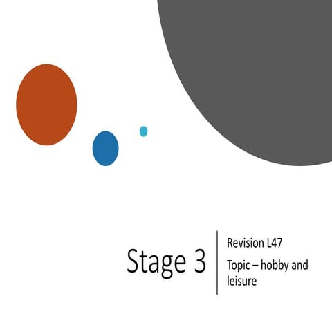 Stage 3 online lesson 1 | PPTX