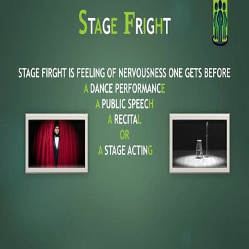 Stage fright | PPTX