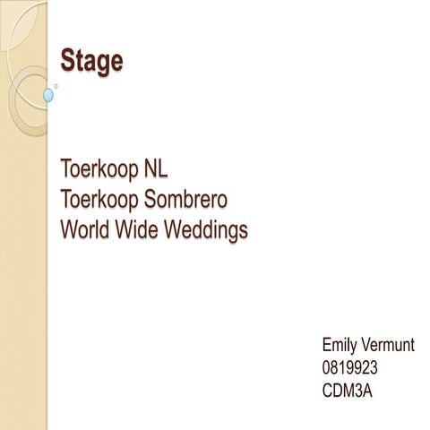 Stage introductie presentatie[1] | PPTX