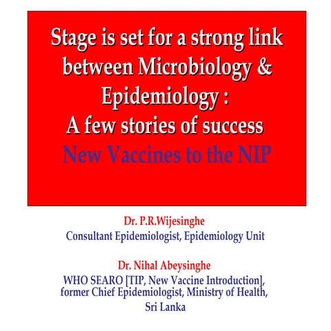 Stage is set for a strong link between1[1] | PPT