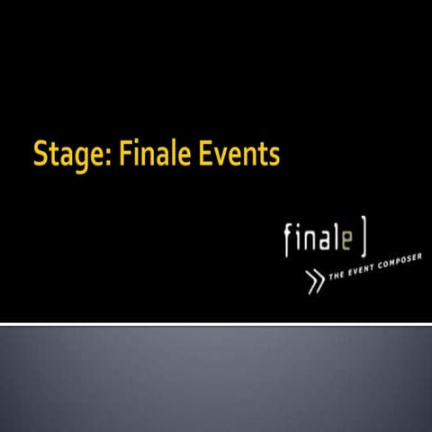 finale events | PPTX