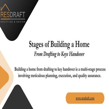Stages of Building a Home from Drafting to Handover | PDF