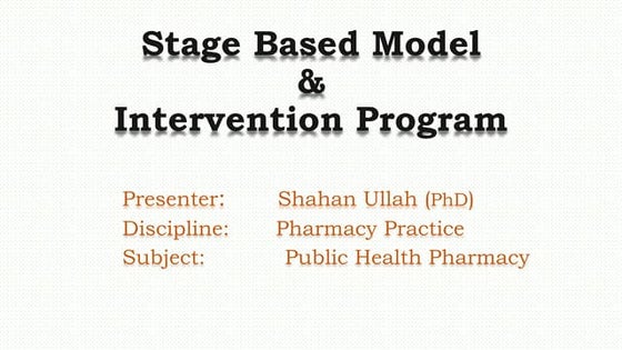 Stages of change slideshare | PPTX | Substance Abuse | Diseases and ...