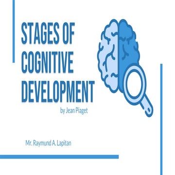 Stages of cognitive development | PPTX
