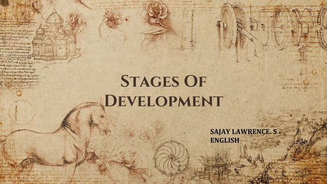 Stages of development | PPTX