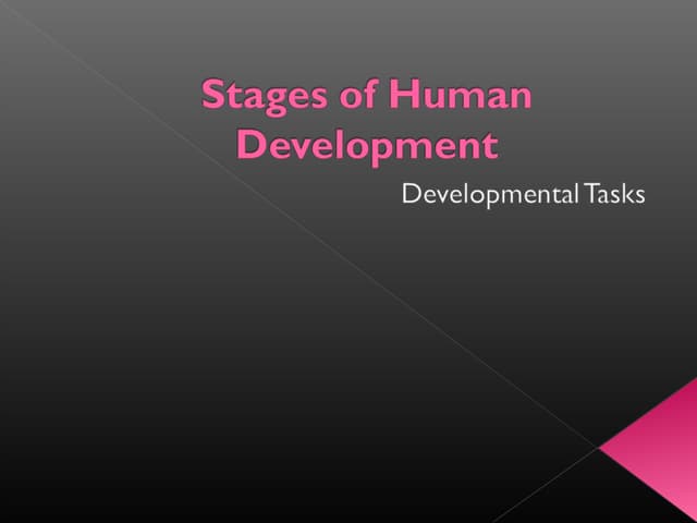Stages of development | PPTX