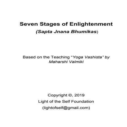 Stages of Enlightenment | PDF