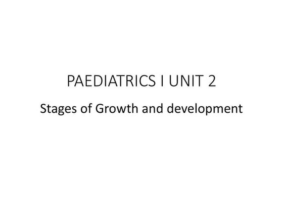 Stages of development | PPT