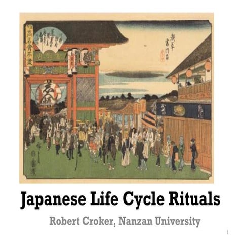 Japanese Life Cycle Rituals | PDF